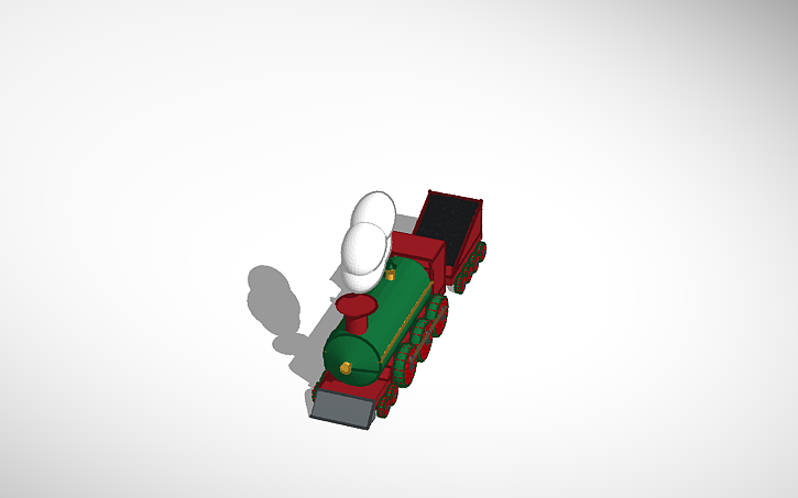 3D design Steam engine - Tinkercad