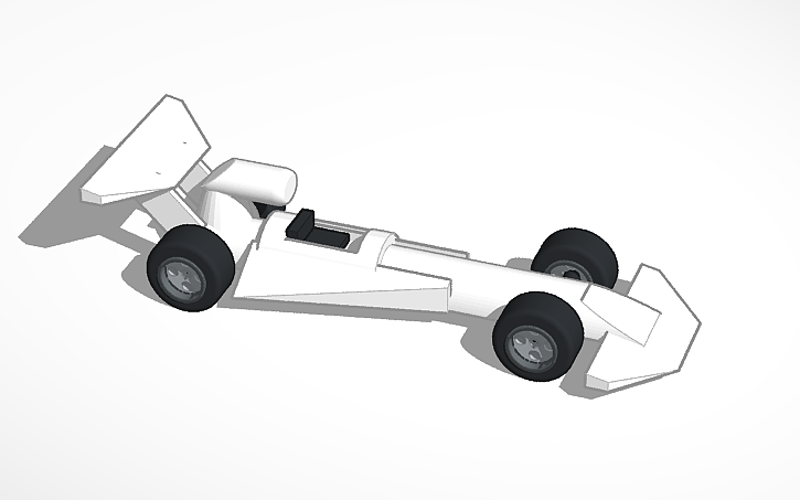 3D design F1 car - Tinkercad