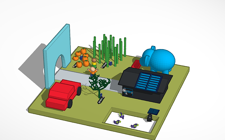 3D design Smart farm BY chaloemchai - Tinkercad