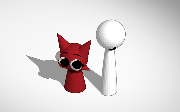 3D design sprunki retake mroon & wyrm - Tinkercad