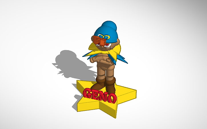 3D design Geno ♡♪!? - Super Mario Rpg | Tinkercad