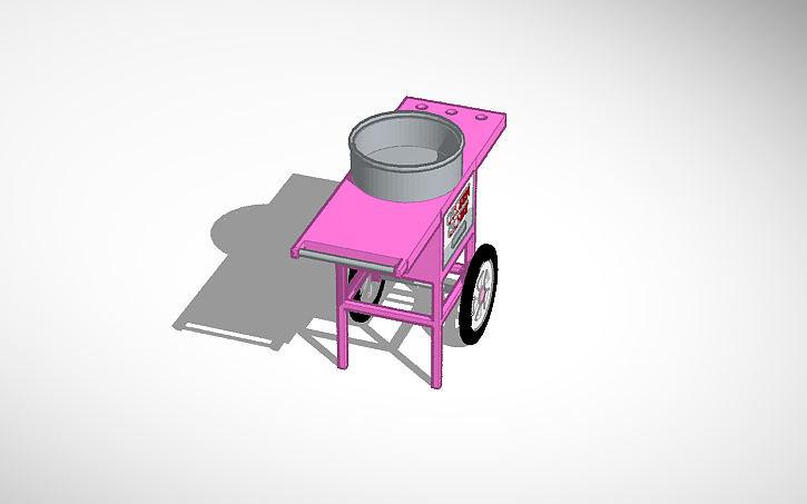 3D design HiTech Carnival Cotton Candy - Tinkercad