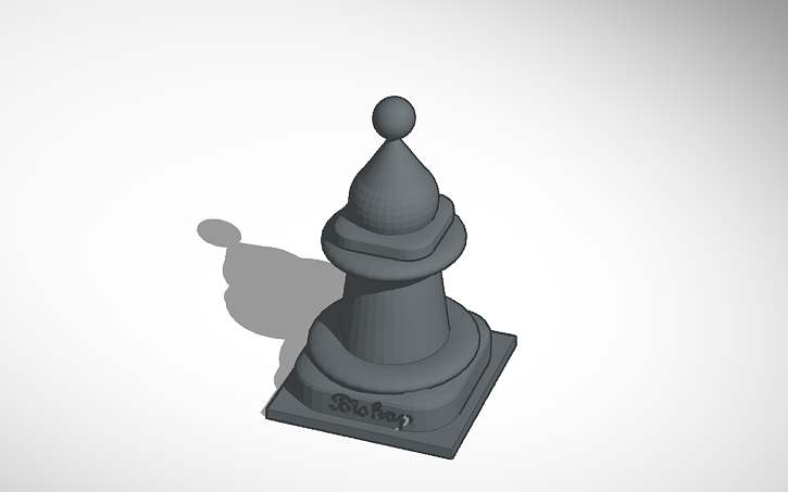 3D design Bishop | Tinkercad
