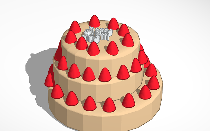 3D design cake version 4.6 | Tinkercad