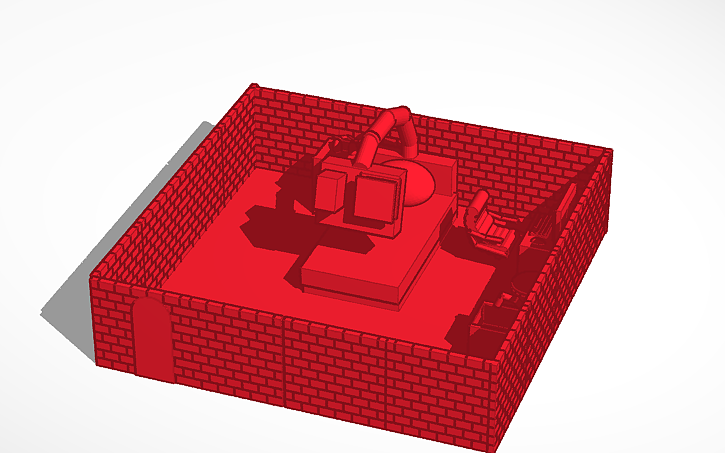 3D design Ultimate gaming room - Tinkercad