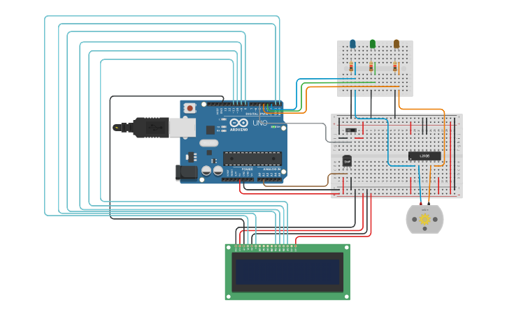 Circuit design Ambientador - Tinkercad