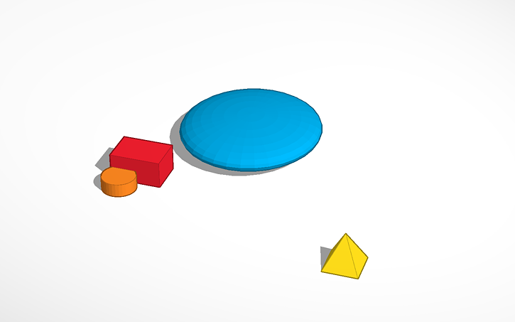 3D design Lesson: Bat #button result - Tinkercad