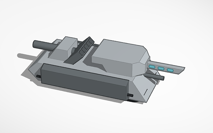 3D design The worst tank - Tinkercad