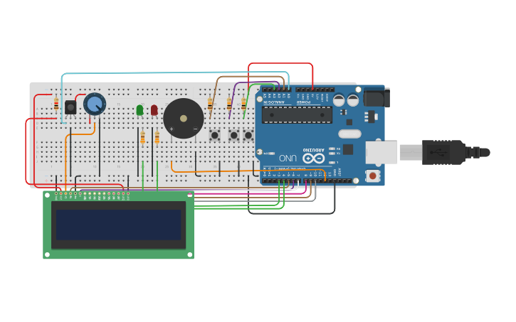 Circuit design Full Object Counter Device | Tinkercad