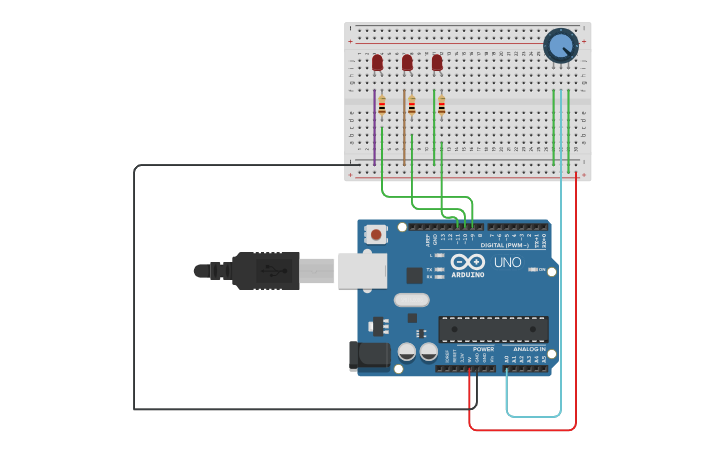 Circuit design 1 - Tinkercad