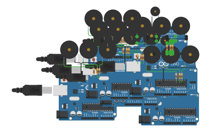 Circuit design EAR BREAKING MACHINE - Tinkercad