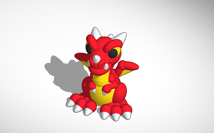 3D design Dragon - Tinkercad