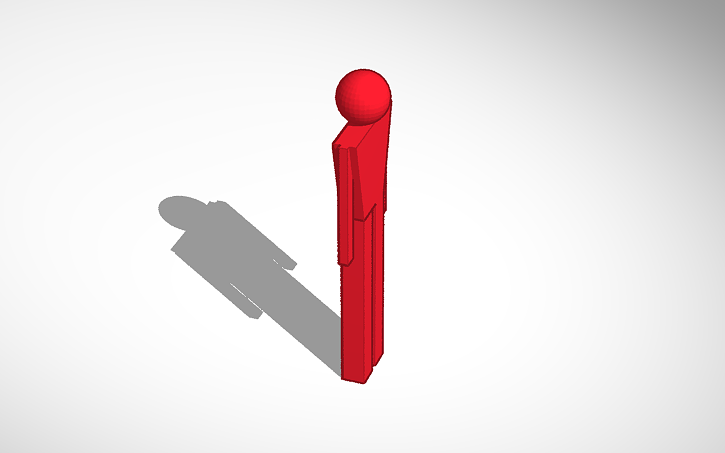 3D design Basic Man - Tinkercad