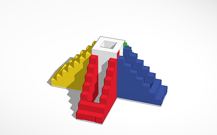 3D design Desk tidy - Tinkercad