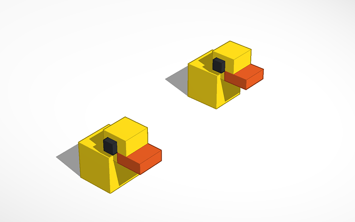 3D design duck - Tinkercad
