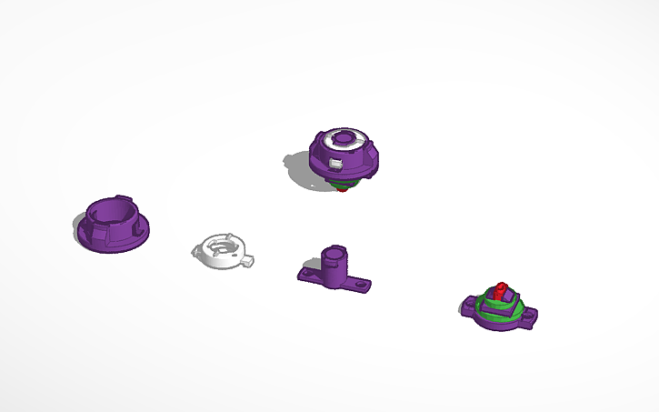 3D design Beyblade burst driver name : parry - Tinkercad