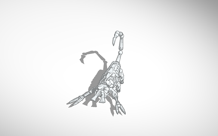 3D design Scorpion | Tinkercad