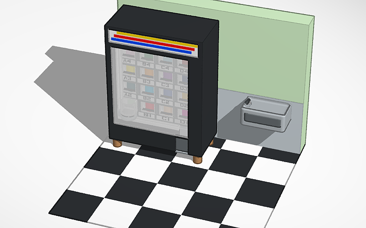 3D design Vending machine (working!) - Tinkercad