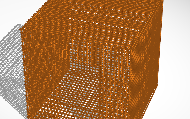 3D design fish trap - Tinkercad