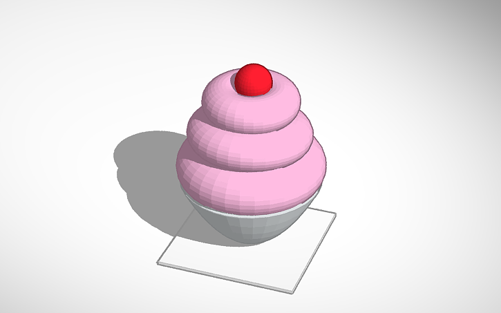 3D design Cupcake | Tinkercad