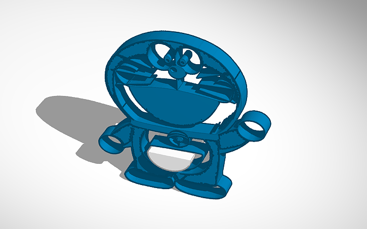 3D design Doraemon - Tinkercad