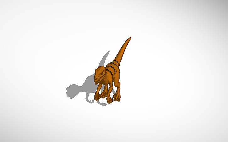 3D design raptor - Tinkercad