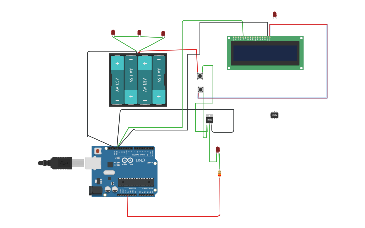 Circuit design Odometer - Tinkercad