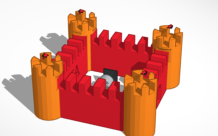3D design aaron castle - Tinkercad
