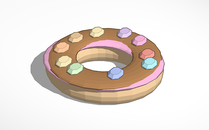 3D design Donut | Tinkercad