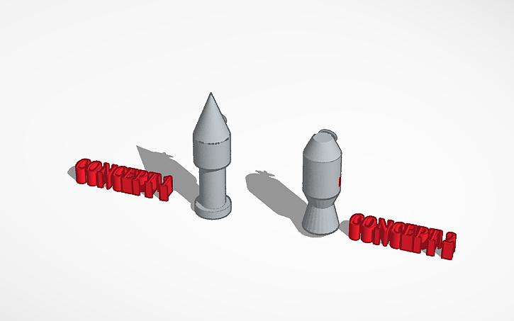 3D design Command capsule - Tinkercad