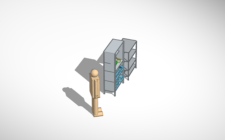 3d Design Storage Shelf Tinkercad