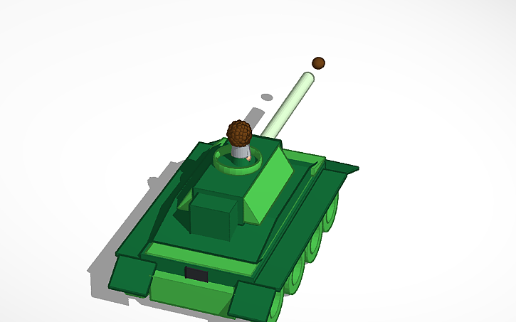 3D design tank - Tinkercad