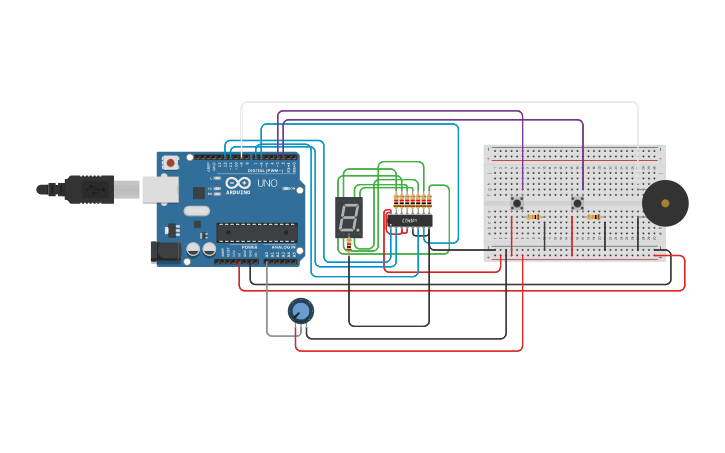 Circuit design Mad Engineers - Tinkercad