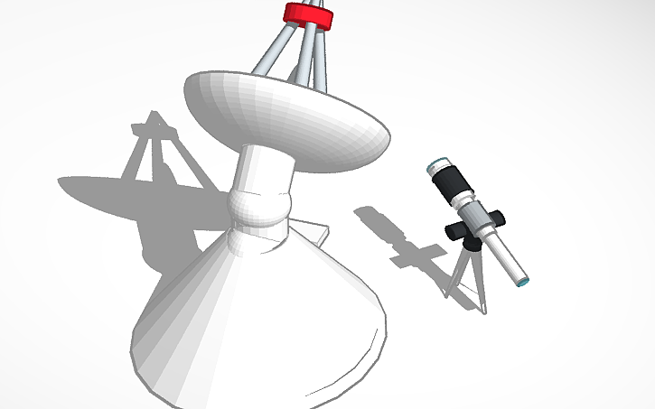 3D design Telescope - Tinkercad