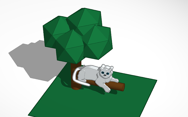 3D design Cat - Tinkercad