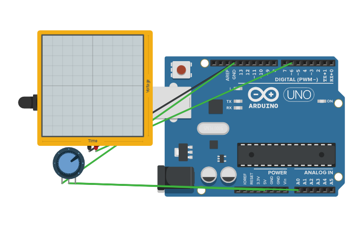 Circuit design PWM - Tinkercad