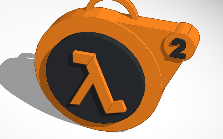 3D design Half-Life 2 logo | Tinkercad
