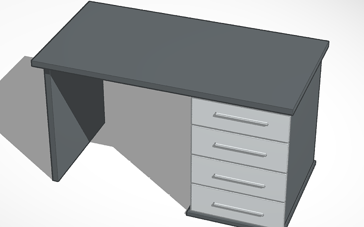 3D design Desk - Tinkercad