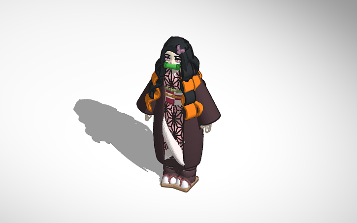 3D design NEZUKO KAMADO - Tinkercad