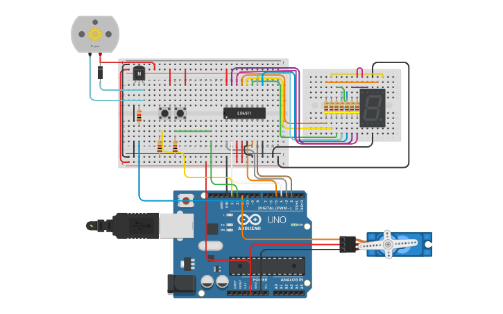 Circuit Design Fan Speed Controller Tinkercad