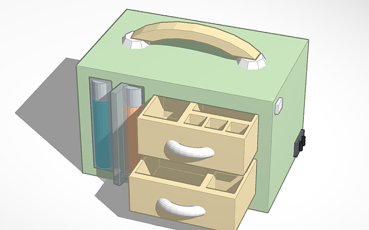 3D design Skincare Cooler - Tinkercad