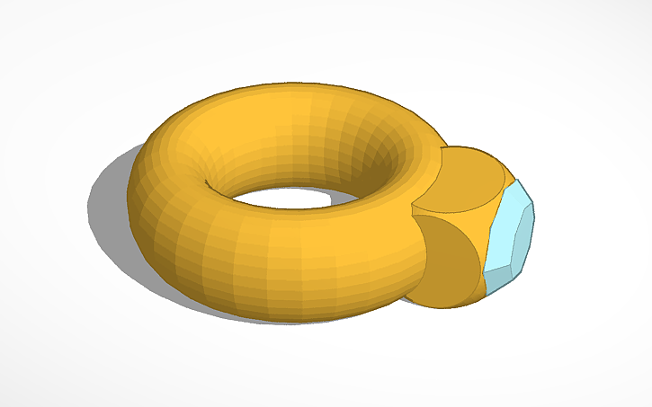 3D design ring | Tinkercad