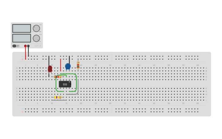 Circuit Design Led Blinking Circuit Tinkercad