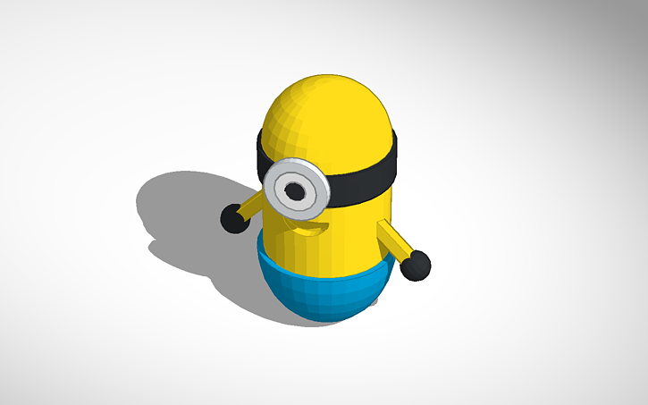 3D design minion - Tinkercad