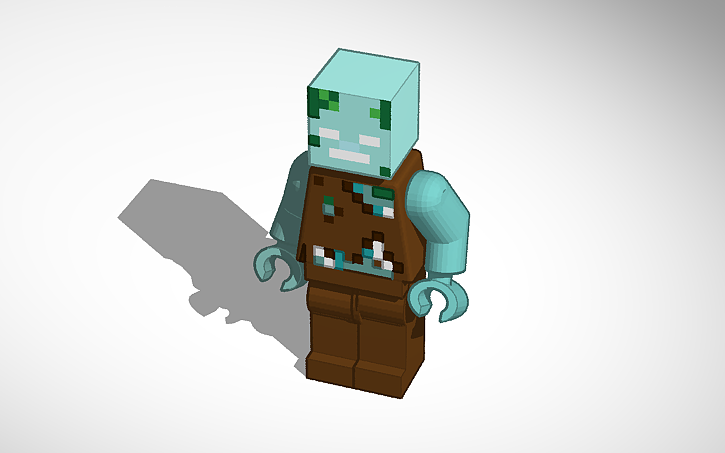 3D design Lego drowned - Tinkercad