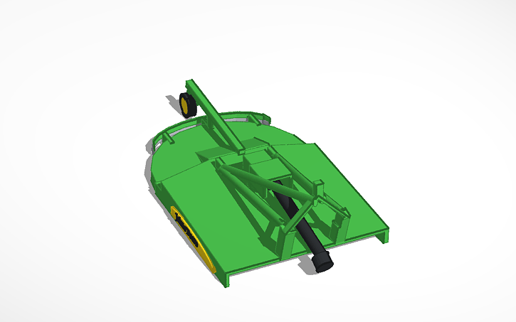 3D design Brush Hog - Tinkercad