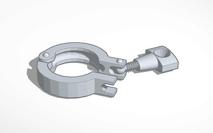 3D design clamp - Tinkercad