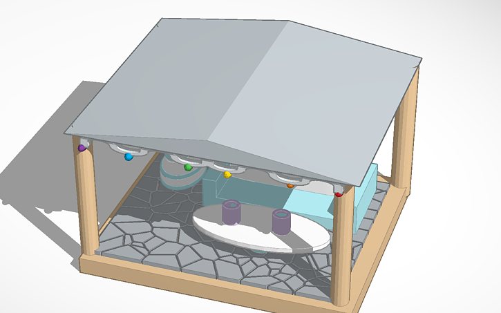3D design Gazebo - Tinkercad