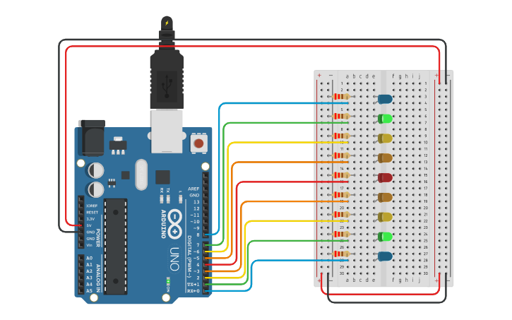 Circuit design Arduino Circuit - Tinkercad