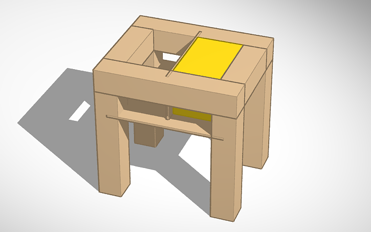 3D design table - Tinkercad